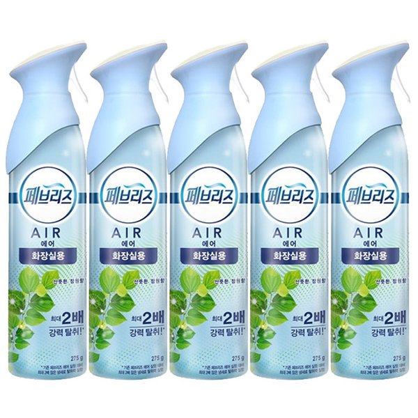 페브리즈 에어 275g 화장실 산뜻한 정원향 5ea - SSG.COM