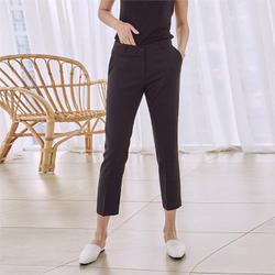 [삭제 963][DEANS] SLIM STRAIGHT CROP SLACKS_BLACK (S2175251A) - SSG.COM