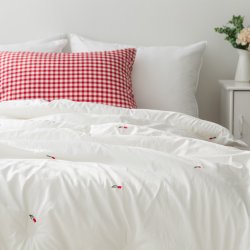 광목 워싱 30수 순면 자수 두꺼운 겨울 간절기 8온스 차렵이불 S Q - SSG.COM