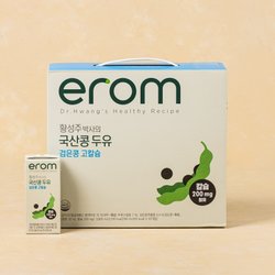 [이롬] 황성주 국산콩 두유 검은콩 고칼슘(190ml*20개입) 3800ml - SSG.COM