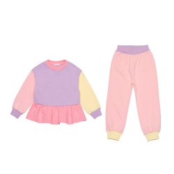 컬러 블록 스웨트 상하의 SET - SSG.COM