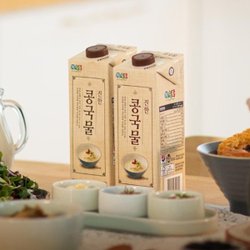 [시즌기획특가]진한콩국물 950ml *12팩 (오리지널6팩, 검은콩6팩) + 소면 4개(1봉)+시원한채소육수 950ml *2팩 - SSG.COM