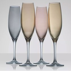 LSA 폴카 메탈릭 샴페인잔4P SET - SSG.COM