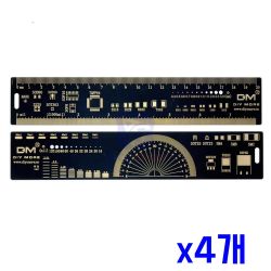 눈부심 제로 고품질 PCB 측정자 20 25cm x4개 커팅자 - SSG.COM