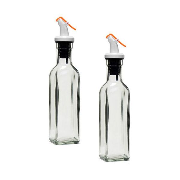 시노글라스 화이트오렌지 원터치 사각오일병 250ml 2P X ( 2매입 ) - SSG.COM