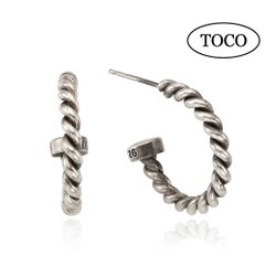 토코(TOCO) 925 Silver Twist Earring - SSG.COM