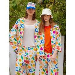 [단독][SET] 라켓 7부 페어 커플 파자마(2ea) - SSG.COM