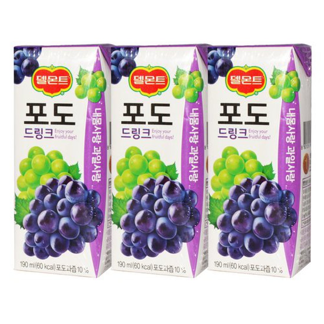 델몬트 드링크 포도 190ml x 64팩 / 팩주스, 믿고 사는 즐거움 SSG.COM