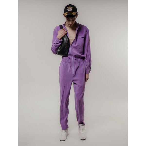 Zip-Front Tencel Jumpsuit[Purple(MAN)]_UTP-SJ06 - SSG.COM
