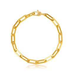 한국금다이아몬드 여자 순금 팔찌 뉴 할로우 클립 체인 24K 3.75g 18K장식 - SSG.COM