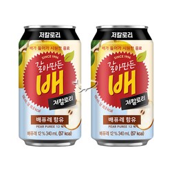 갈아만든배 저칼로리 340ml/ 6캔 - SSG.COM