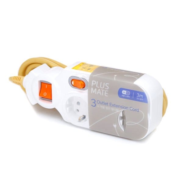 플러스메이트 개별멀티탭 3구3M - SSG.COM