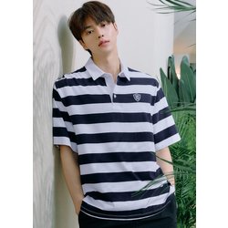 MN2K2493 [HOOK] 스트라이프 반팔 카라티_SK - SSG.COM