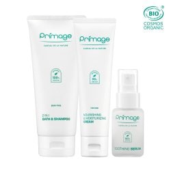 쁘리마쥬 유기농 수딩키트 3종 (바스앤샴푸 200ml + 고보습크림 100ml + 세럼30ml) - SSG.COM