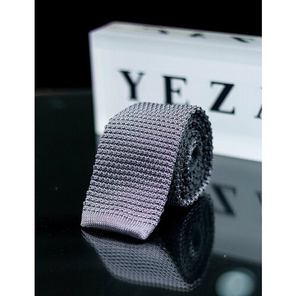 남성 솔리드 니트 넥타이 YJ3SF3947 GY _P336443525 - SSG.COM