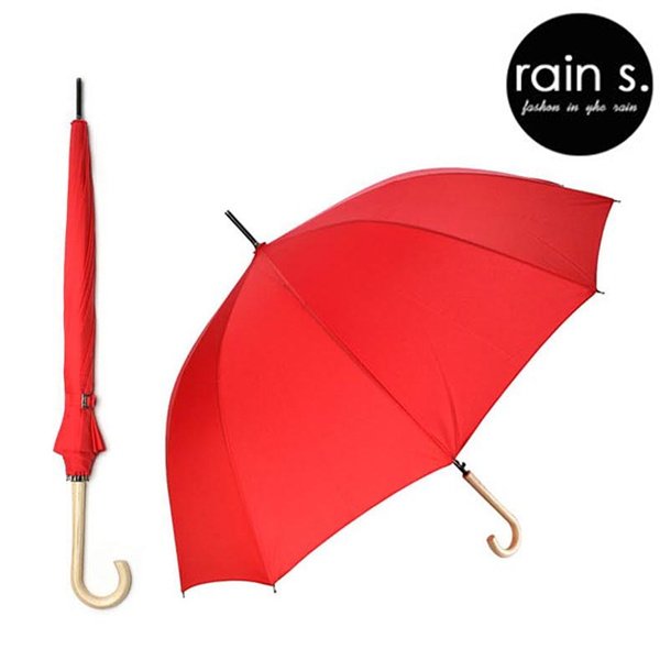 rain s.레인스 12살 튼튼한 자동 장우산 우드핸들 스위트레드 - SSG.COM