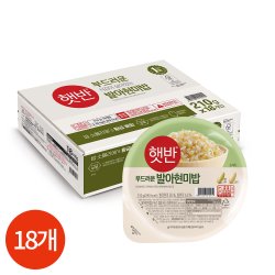 (CJ) 햇반 부드러운 발아현미밥 210gx18개 - SSG.COM