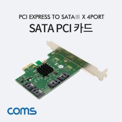 Coms SATA 카드(PCI Express to SATA III x 4P) SW688 - SSG.COM