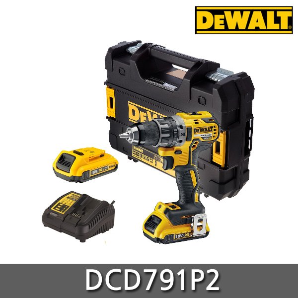 디월트 DCD791P2 충전 드릴 드라이버 18V 5.0Ah 세트 - SSG.COM