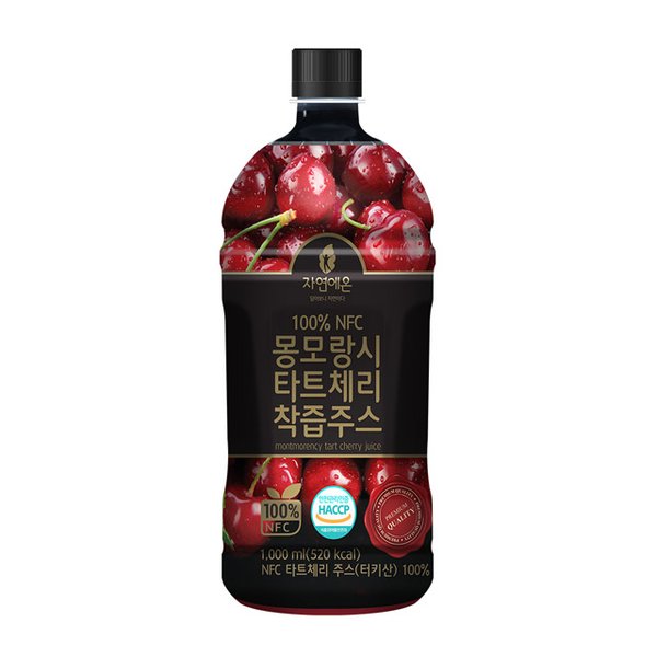 자연에온 100% 몽모랑시 타트체리 착즙주스 1L - SSG.COM