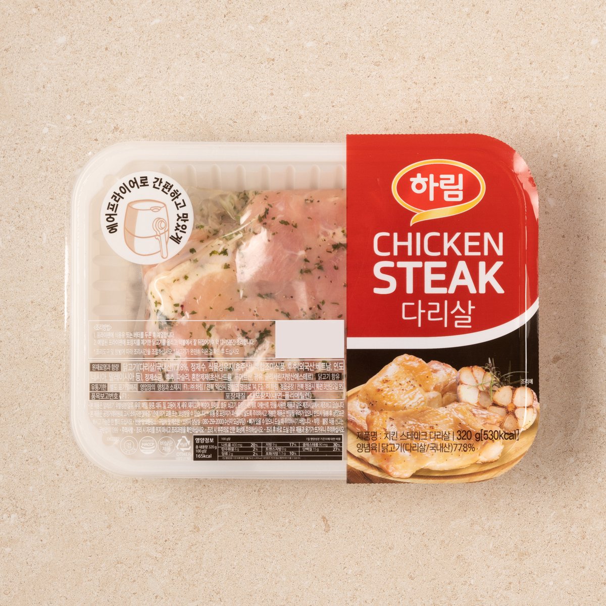 [하림] 치킨스테이크 (다리살, 320g내외) - SSG.COM