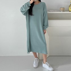 H스타일(OP)베니왕퍼프벌룬박스롱원피스 봄롱원피스 여성OPS 홈웨어 빅사이즈 임부복 파자마 잠옷 데이트룩 - SSG.COM