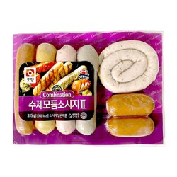 [푸른들마켓][사조] 수제모듬소시지(냉장)(385g) - SSG.COM