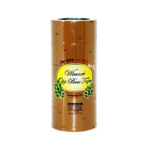 금성 OPP테이프 박스 미색 50mm×40m 5개입 10팩입 - SSG.COM