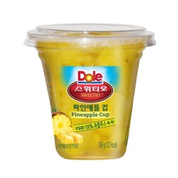Dole 돌 후룻컵 파인애플컵 198g x 3개 - SSG.COM