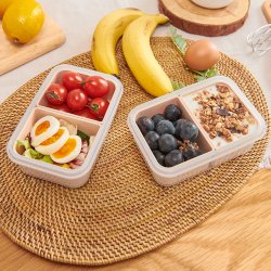 나눔쉐어 밀프랩 용기 480ml 2칸 4P - SSG.COM