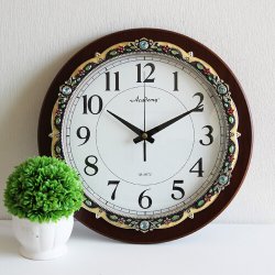 [하이아트]무소음 꽃이파리B 원형30 벽시계 HTC-110 - SSG.COM