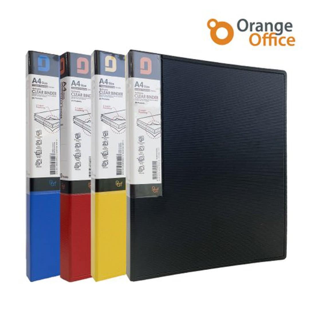 오렌지오피스 클리어 D링 PP 바인더 A4 20매, 40매, 60매, 믿고 사는 즐거움 SSG.COM
