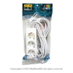 멀티탭 멀티콘센트 어댑터 플러그 3구3M 이동형 - SSG.COM