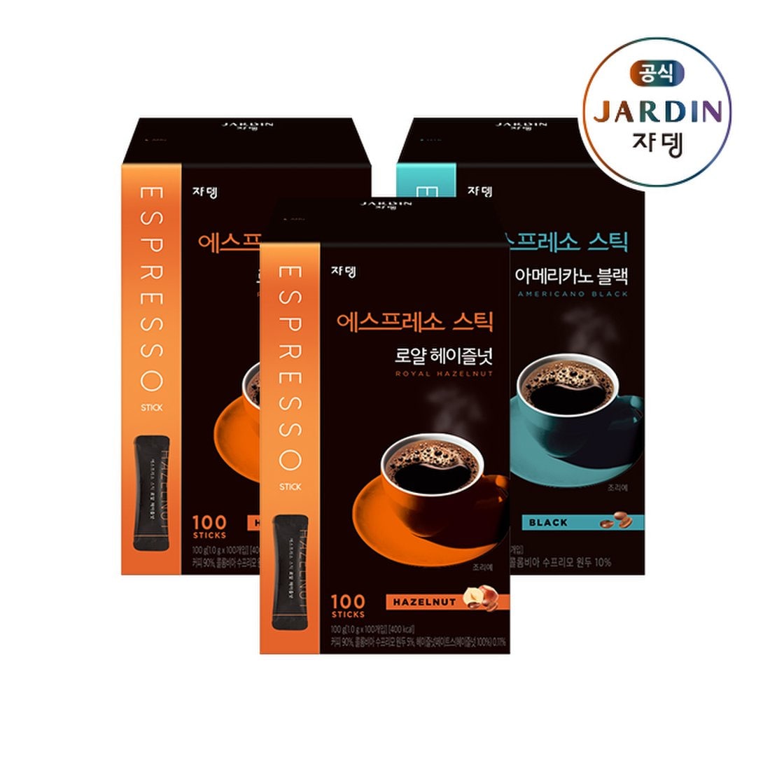[쟈뎅] 에스프레소 스틱 로얄헤이즐넛 200P+블랙 100P (총 300p), 믿고 사는 즐거움 SSG.COM