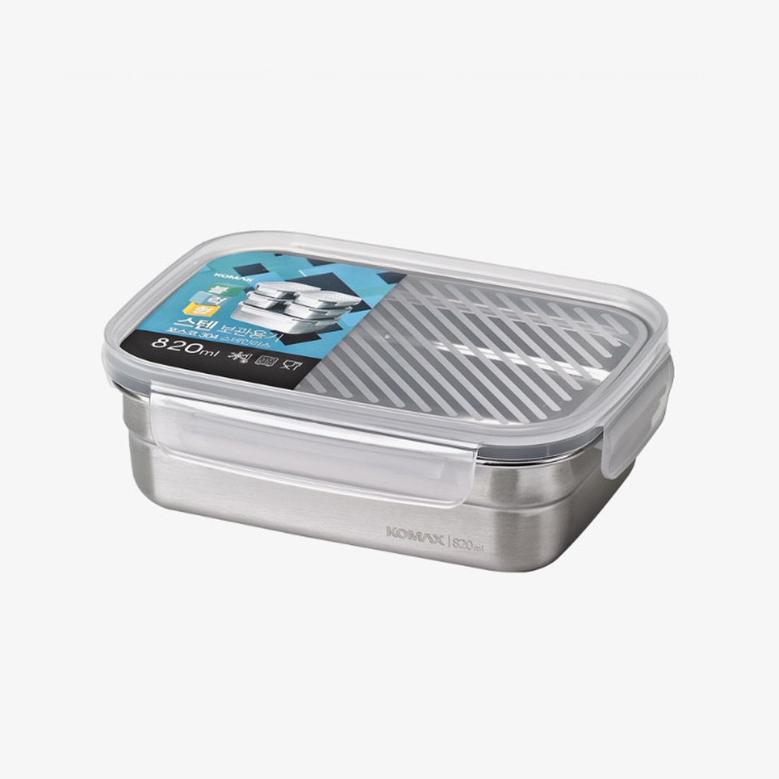 코멕스 블럭형 스텐 보관용기 820ml 찬통 반찬통 김치통, 믿고 사는 즐거움 SSG.COM