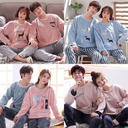 2156-2157 하이웜 커플 수면잠옷 세트 (7type) - SSG.COM