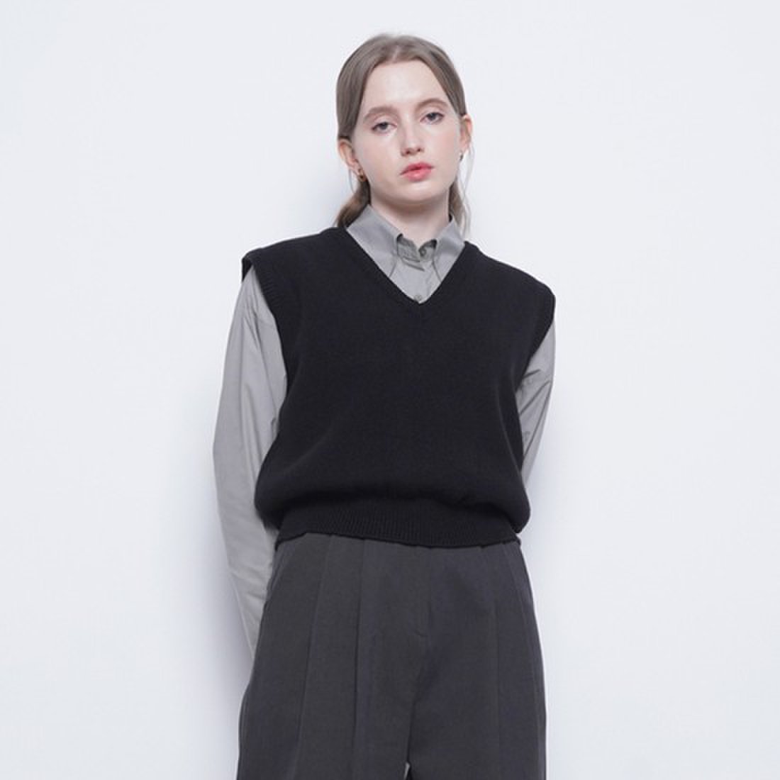 1300K W212 moden knit vest black, 믿고 사는 즐거움 SSG.COM