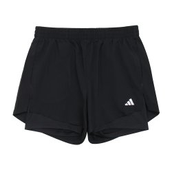 아디다스 여성 에어로레디 투인원 우븐 반바지 쇼츠 블랙 HN1044 - SSG.COM