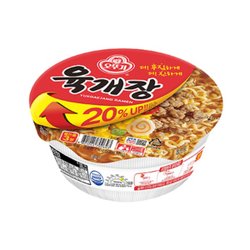 [오뚜기] 20% 증량 육개장 컵라면 104g 12개 - SSG.COM
