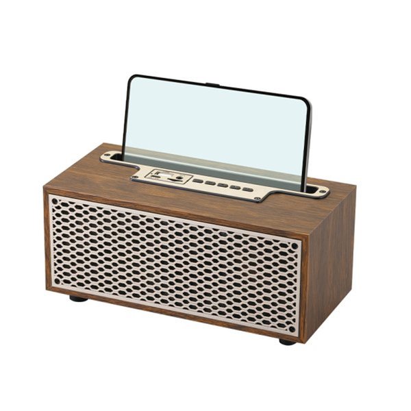 앤틱 레트로 우드 캠핑 블루투스 스피커 BTS-52 - SSG.COM