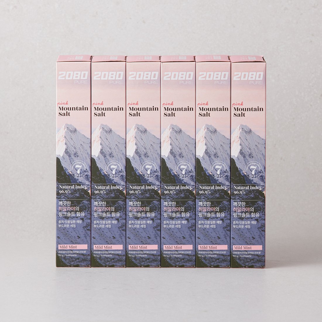 2080 퓨어 마운틴 핑크민트 솔트 치약 150g x 6개, 이마트몰, 당신과 가장 가까운 이마트