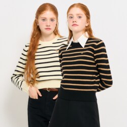 WOMAN GNRL 울 스트라이프 풀오버 [2COL] / WBC4L05533 - SSG.COM