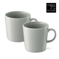 코렐코디네이츠 퍼엉 파스텔머그 그레이 400ml 2p - SSG.COM