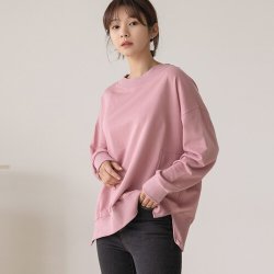 [66-110] 사이바 루즈 절개 맨투맨 티 빅사이즈 여성의류 - SSG.COM