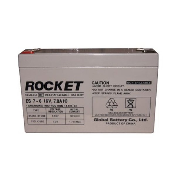 세방전지 로켓트배터리 ES7-6 6V7AH 무보수밀폐형 - SSG.COM