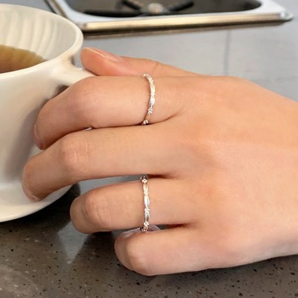 925 Silver Charlotte Stack Ring - SSG.COM