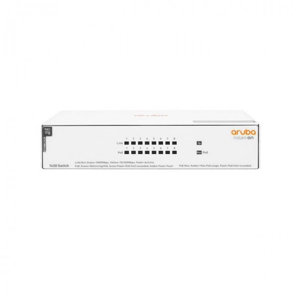 HPE 아루바(Aruba) Instant On 1430 8G R8R46A POE 스위치허브 - SSG.COM