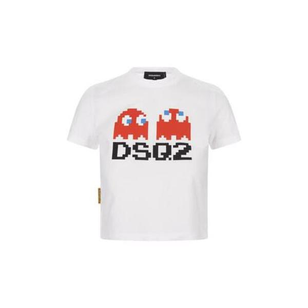 23FW 디스퀘어드2 긴팔 티셔츠 S72GD0492 S23009100 White - SSG.COM