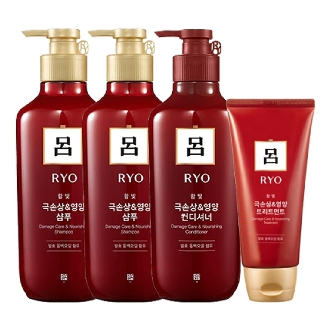 려 함빛 극손상 영양케어 샴푸 550ml x2 + 컨디셔너 550ml + 트리트먼트 180ml, 믿고 사는 즐거움 SSG.COM
