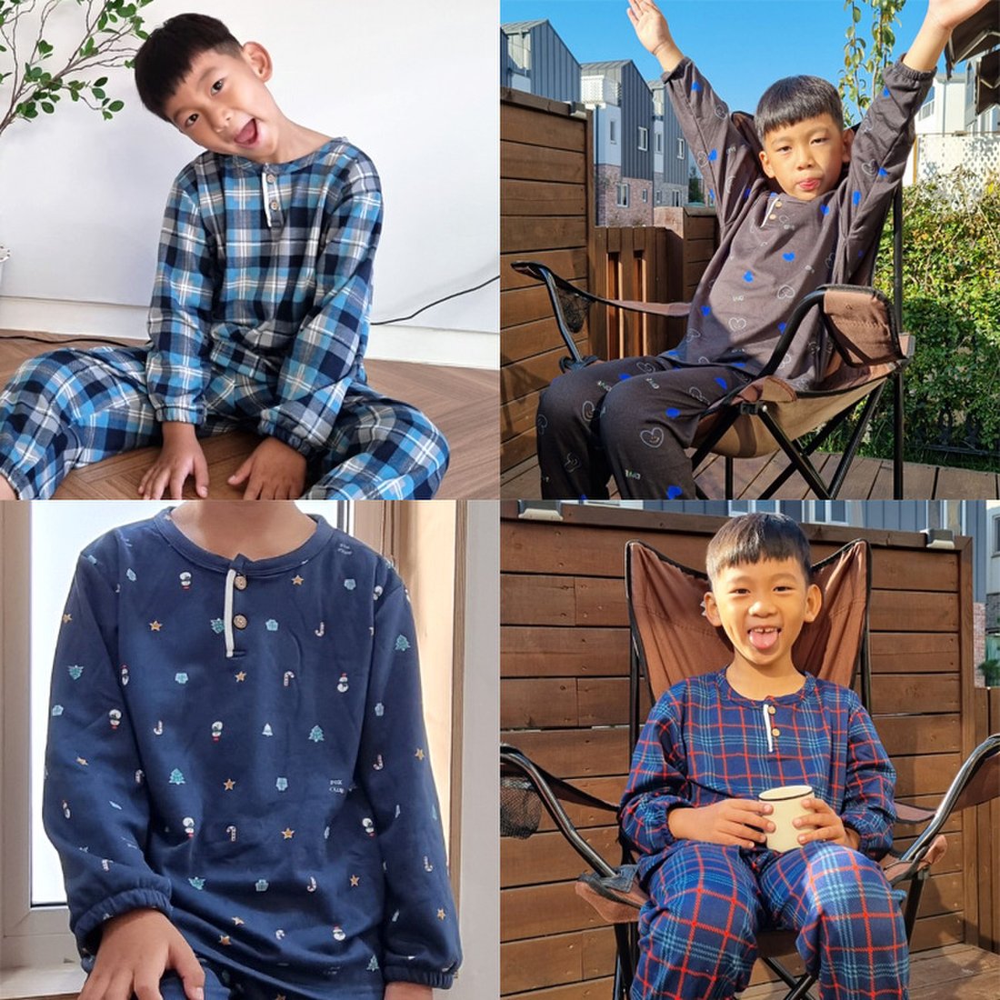 21FW 폭스 양면기모 단추 잠옷세트 남아동용, 믿고 사는 즐거움 SSG.COM